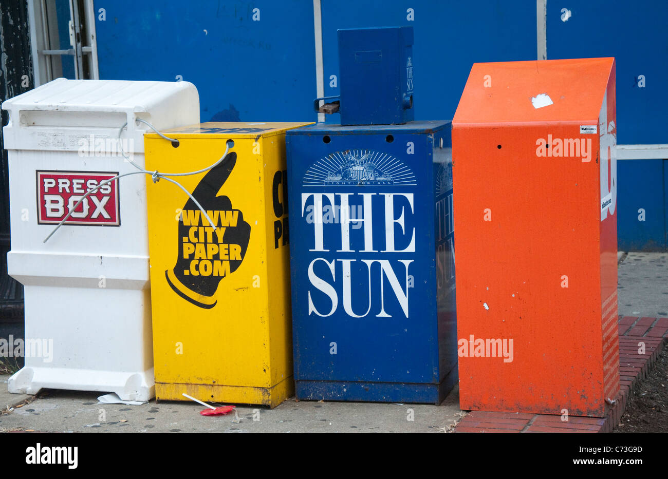 Baltimore sun newspaper hi-res stock photography and images - Alamy