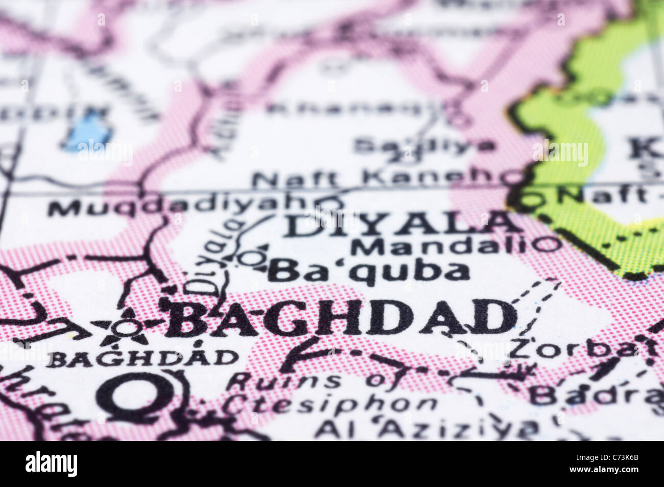 Map of baghdad hi-res stock photography and images - Alamy