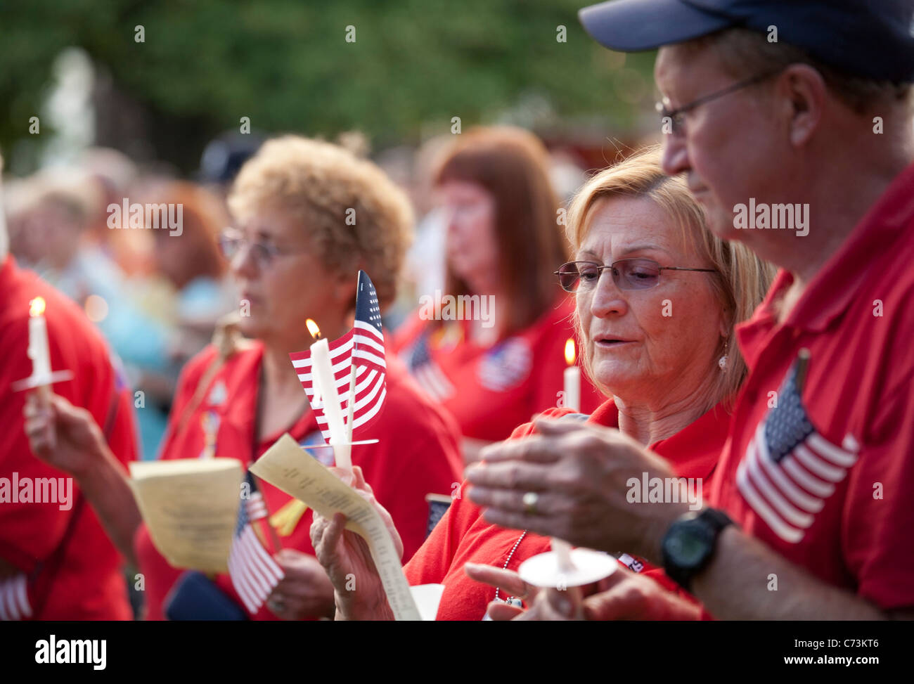 Tenth Anniversary Remembrance of September 11 Attacks Stock Photo - Alamy