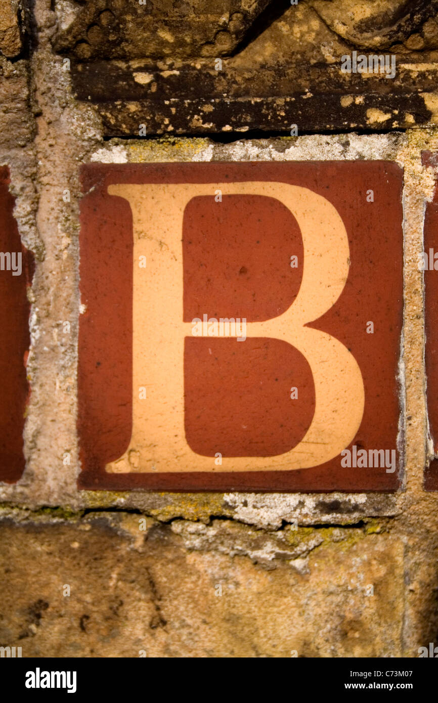 A found letter, part of an entire alphabet. Please see my portfolio for ...