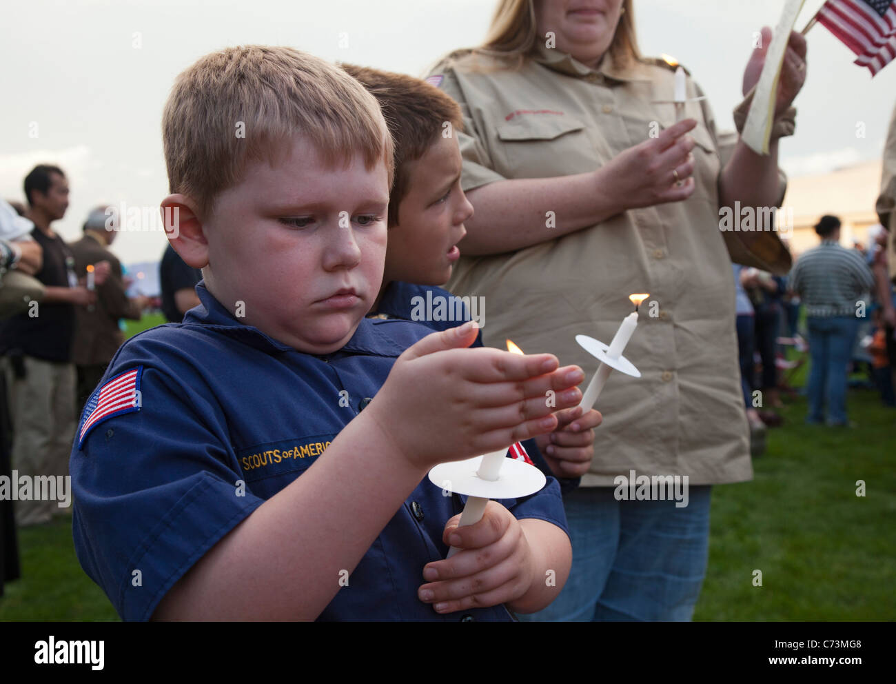 Tenth Anniversary Remembrance of September 11 Attacks Stock Photo - Alamy