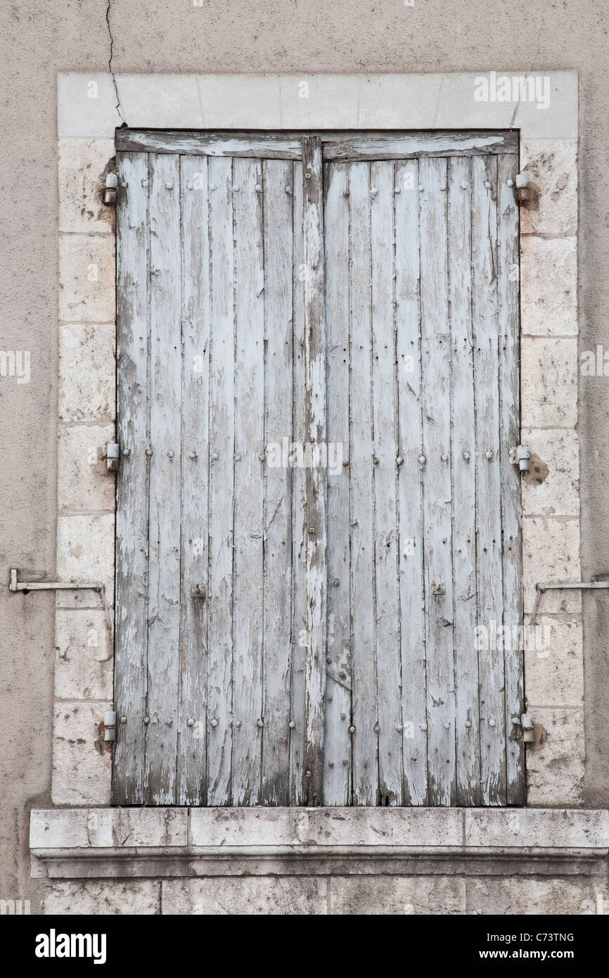 Old French Window Shutters in France, Europe Stock Photo - Alamy