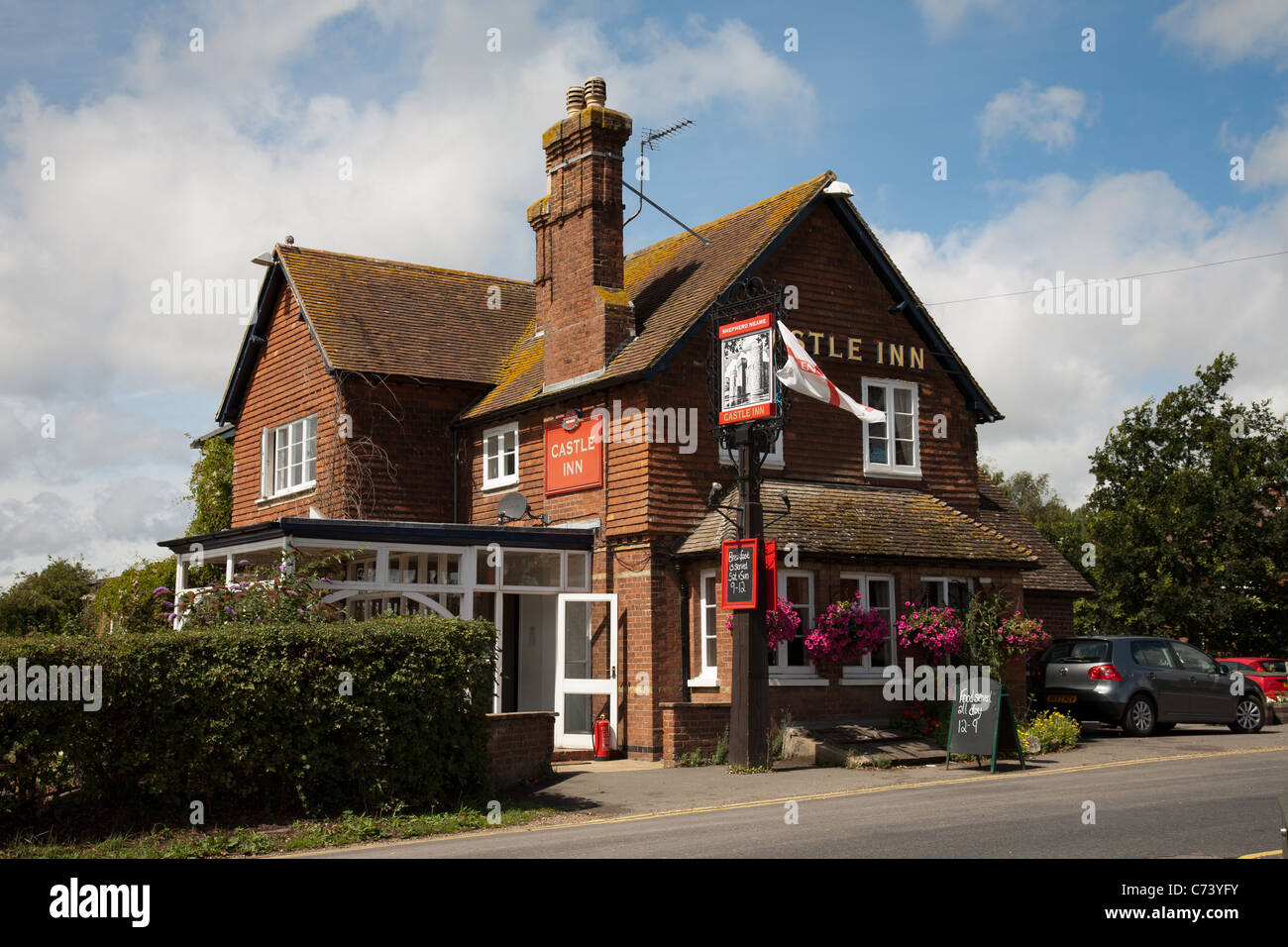 Castle Inn Bodiam Kent Stock Photo - Alamy