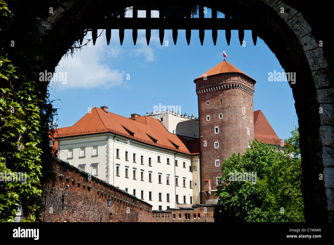 Poland, krakow, castle, tower Stock Photo - Alamy