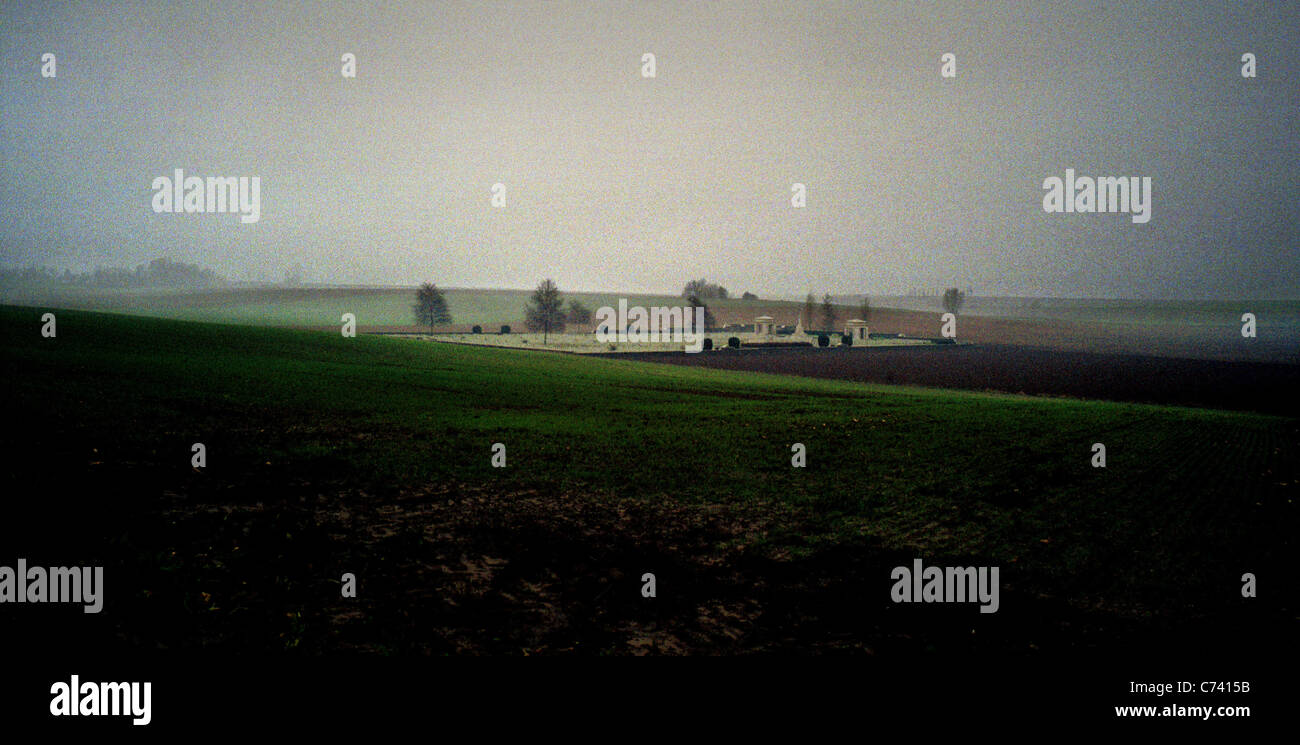 AIF cemetery on the WW1 Somme Battlefields of Northern France ...