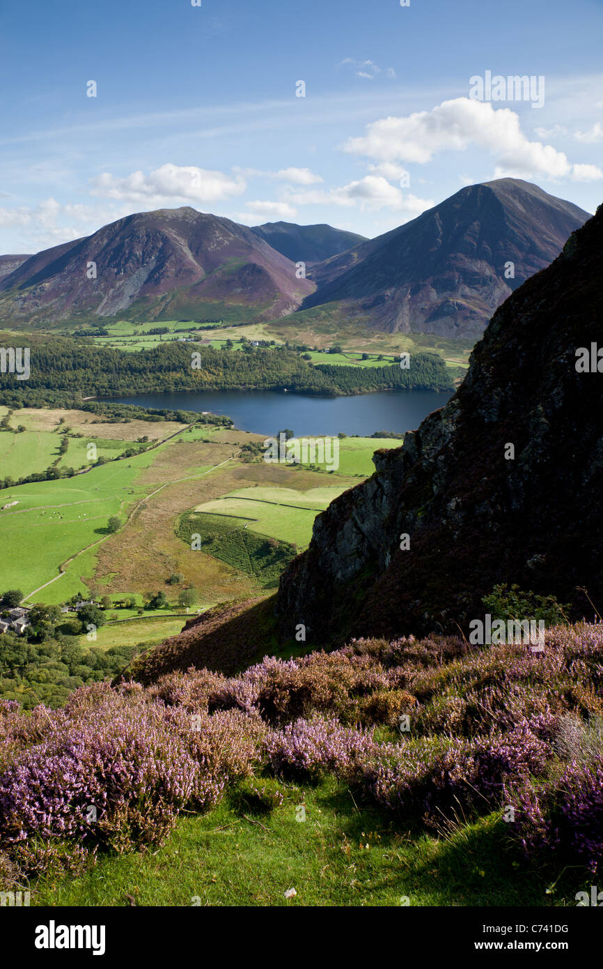 Crummock Water, Grasmoor and Whiteside as seen from Mellbreak, near ...