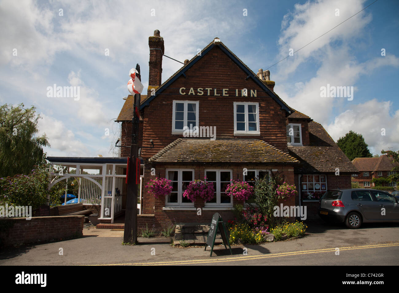 Castle Inn Bodiam Kent Stock Photo - Alamy