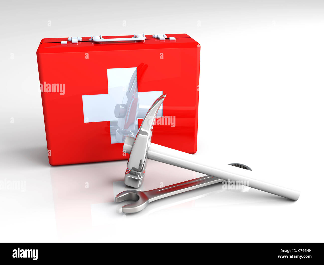 Construction First Aid Stock Photo - Alamy