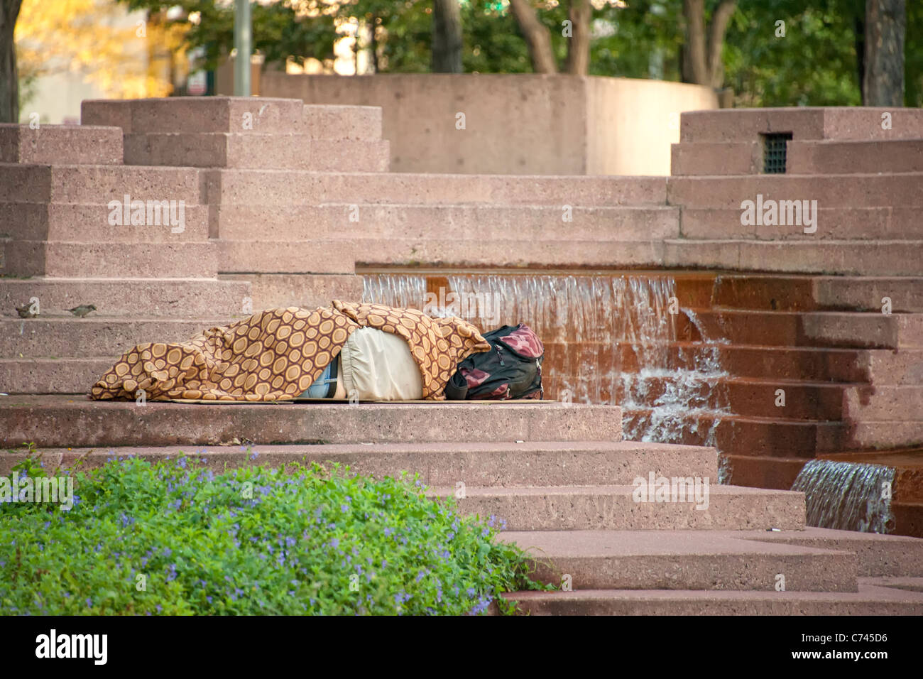 Homeless Man at Downtown Denver, Colorado Stock Photo - Alamy