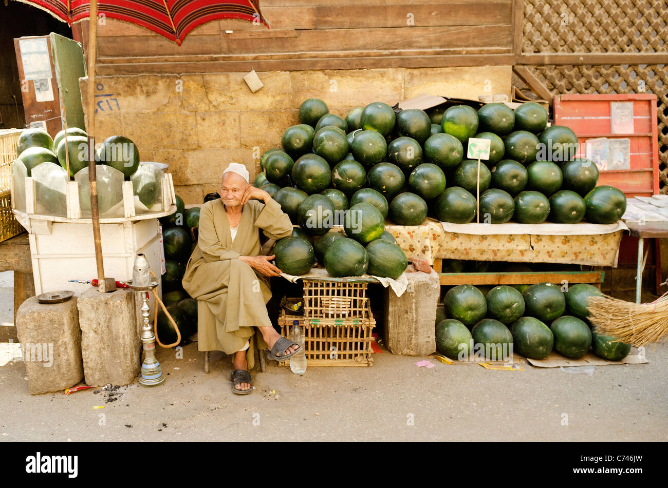 Watermelon Seller Man High Resolution Stock Photography and Images - Alamy