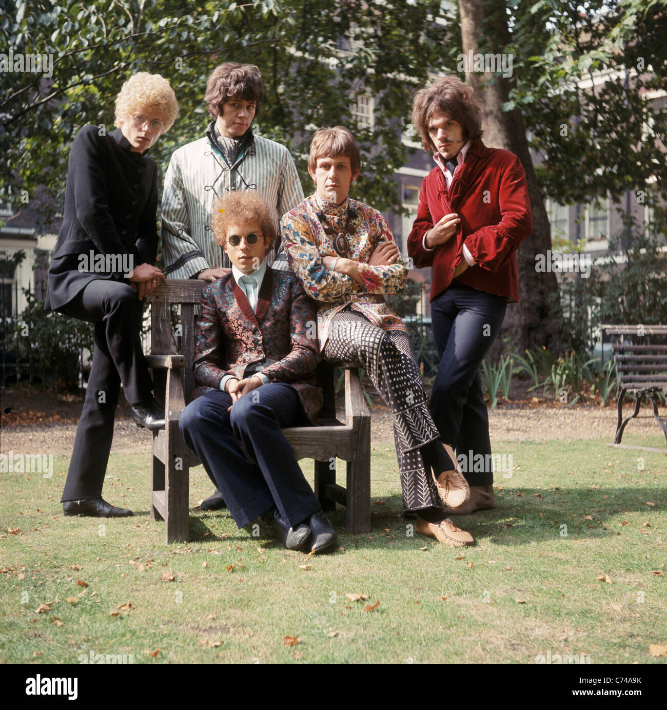 THE MOVE - UK pop group in September 1967 from l: Chris Kefford, Bev ...