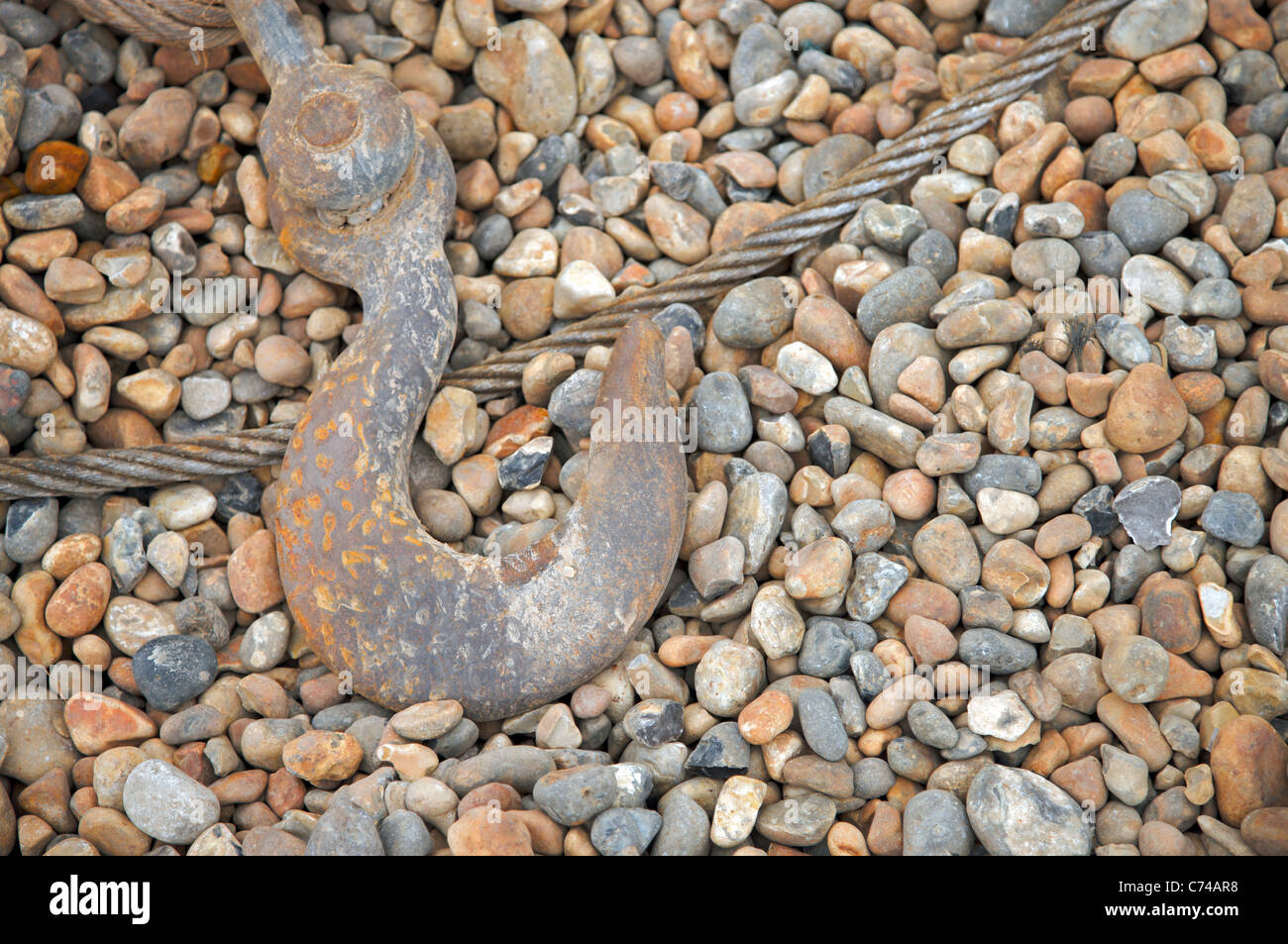 rusty sea hook Stock Photo - Alamy