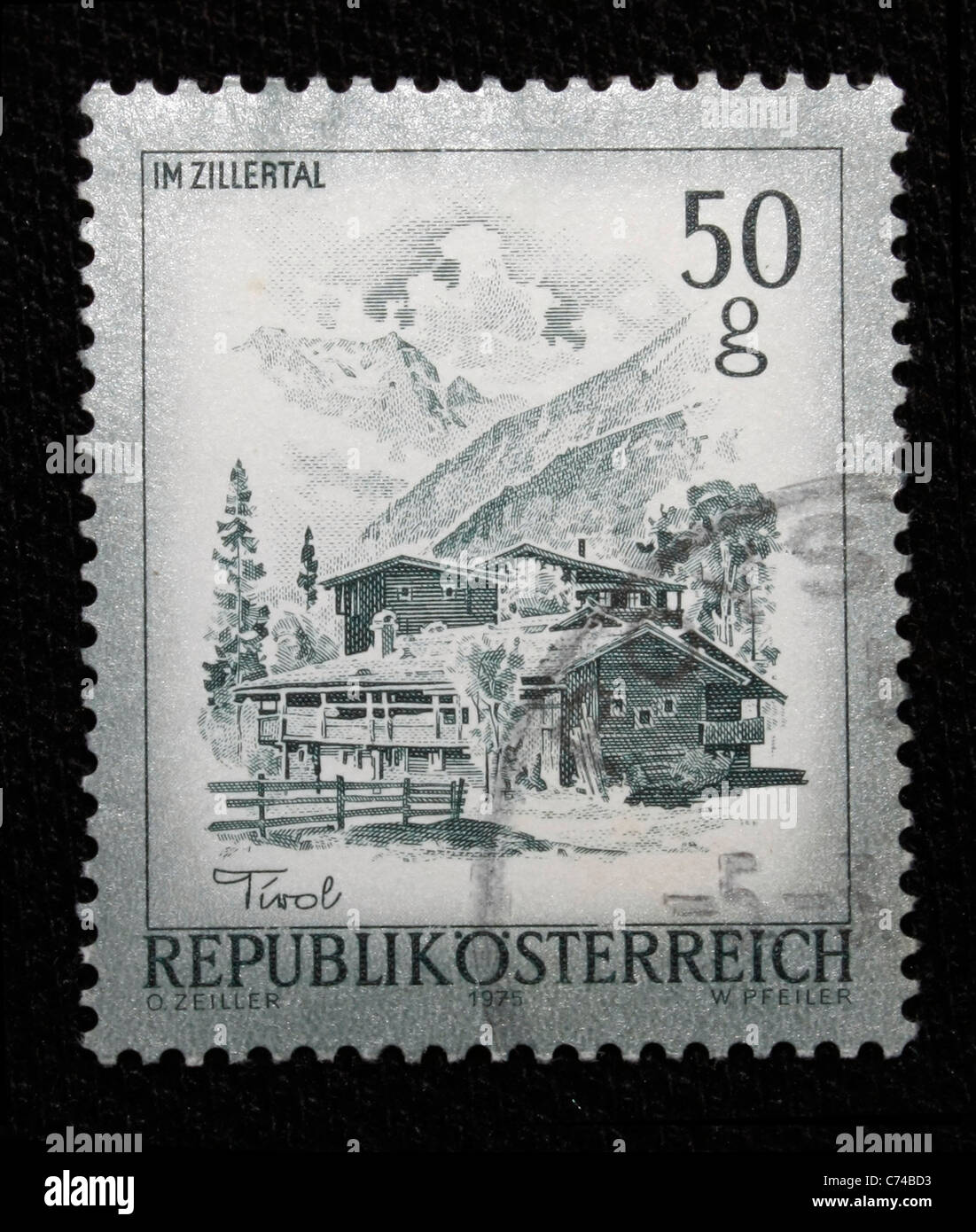 Austrian postage stamp hi-res stock photography and images - Alamy