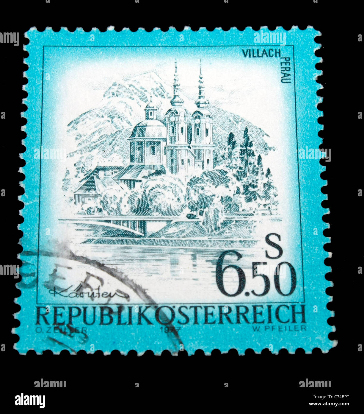 Austria postage stamp hi-res stock photography and images - Alamy