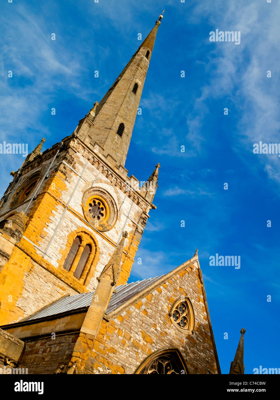 Exterior of Holy Trinity Church in Stratford upon Avon Warwickshire ...
