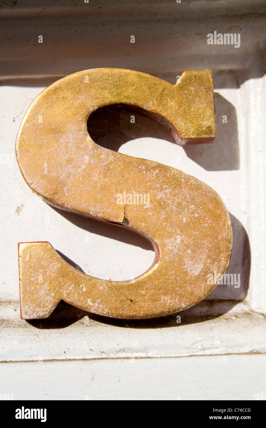 A found letter, part of an entire alphabet. Please see my portfolio for ...