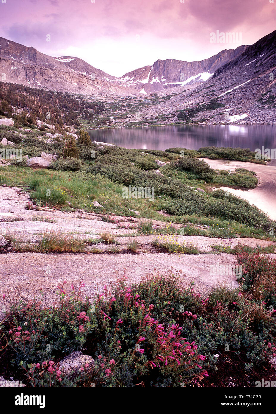 Mather Pass at sunrise Stock Photo - Alamy