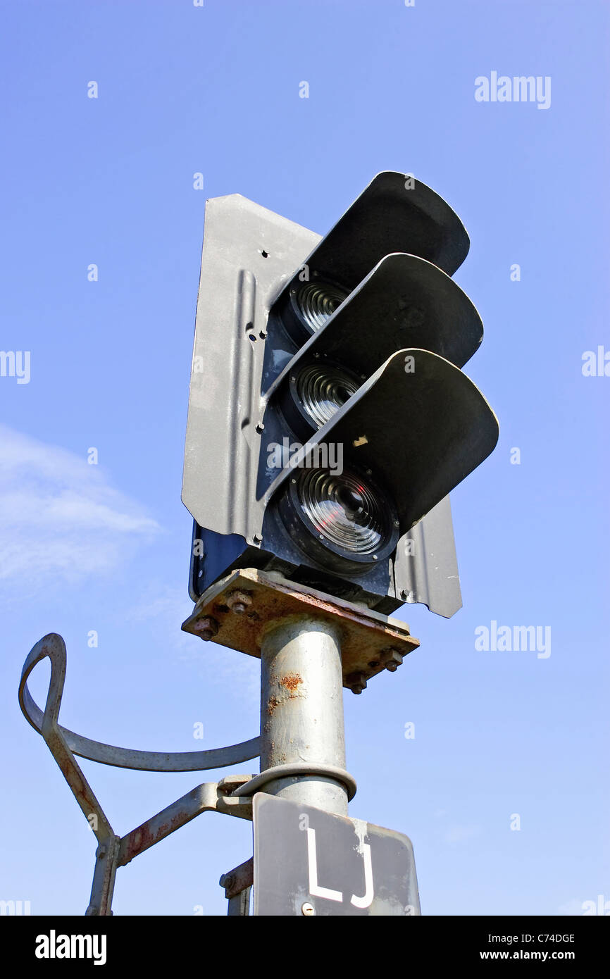 A railway signal Stock Photo - Alamy