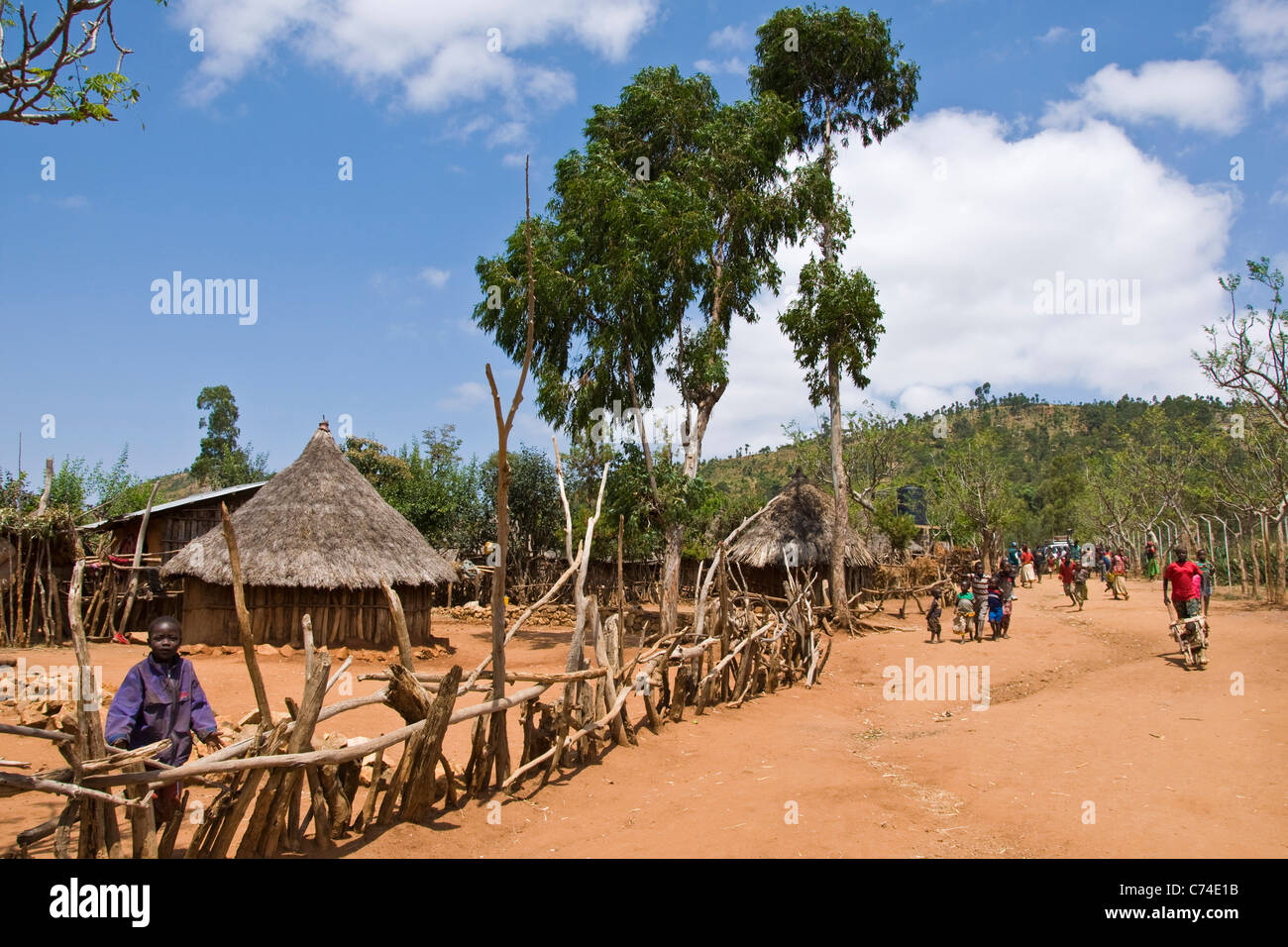 Traditional village, Konso land, Konso, Ethiopia Stock Photo - Alamy