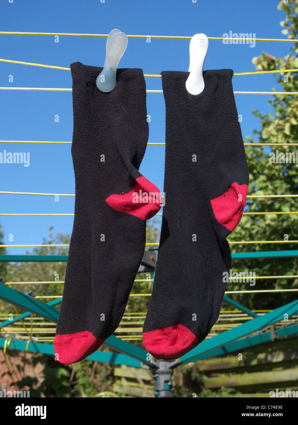 Mens washing on a clothes line hi-res stock photography and images - Alamy