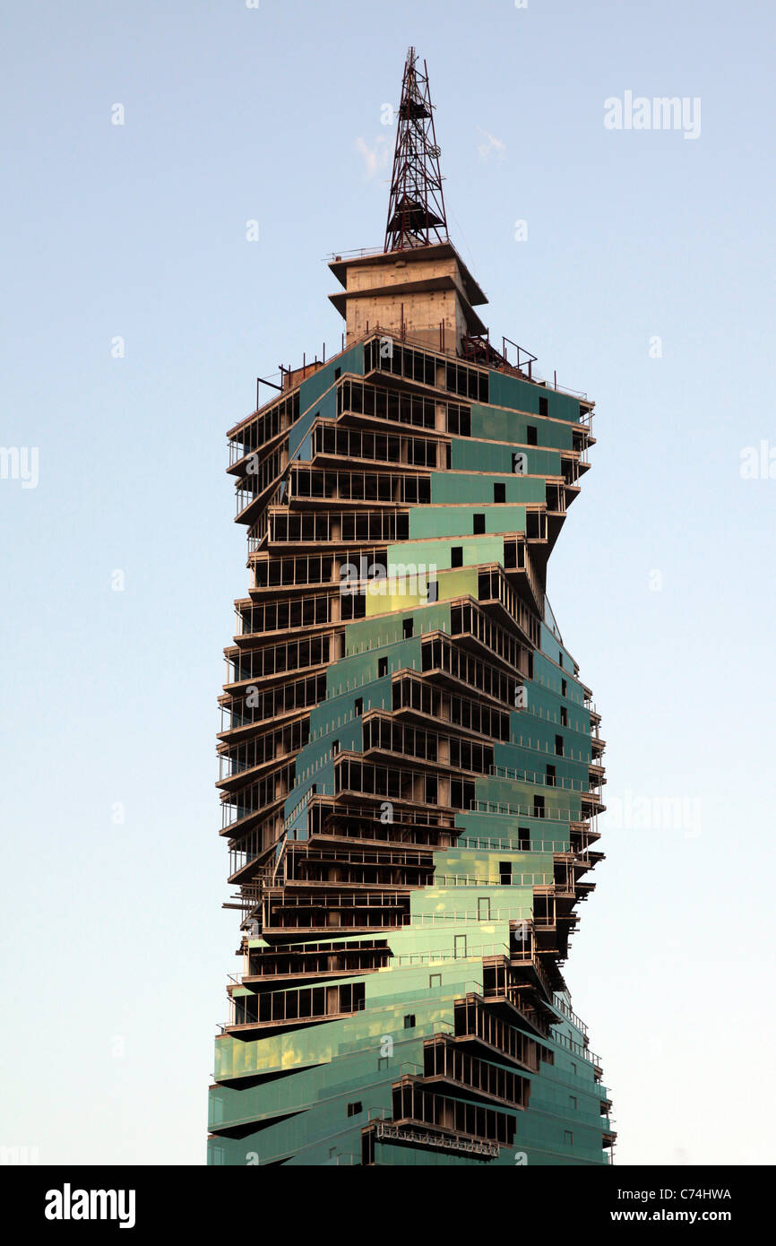 F & F tower in Panama City, during construction Stock Photo - Alamy