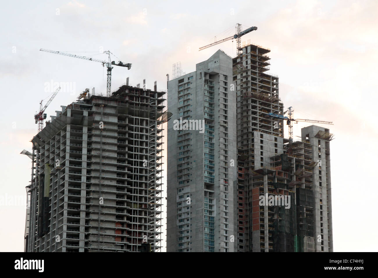Building construction in Panama City Stock Photo - Alamy