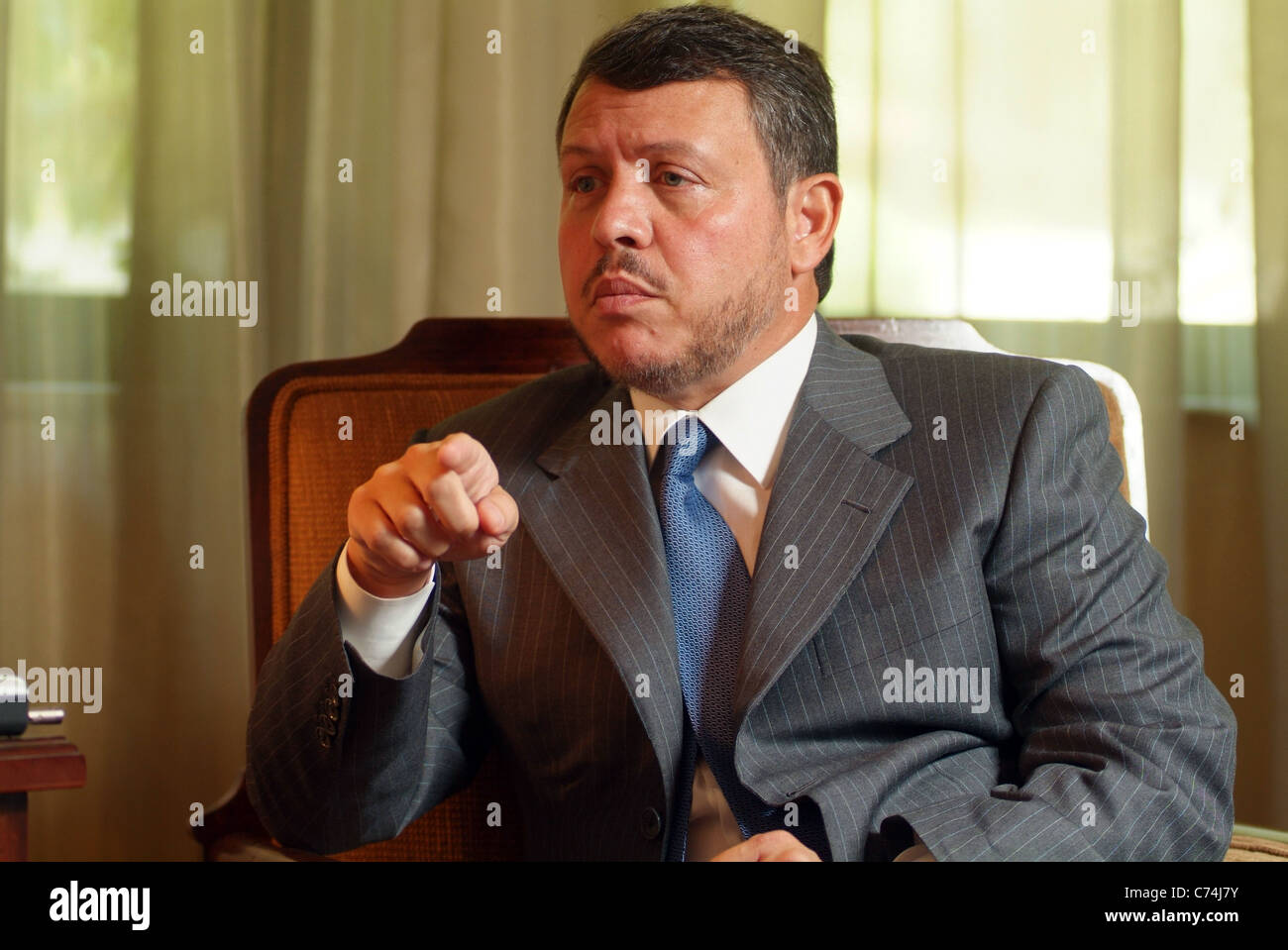 7 September 2006 -- Amman, Jordan -- King Abdullah II of Jordan at the ...