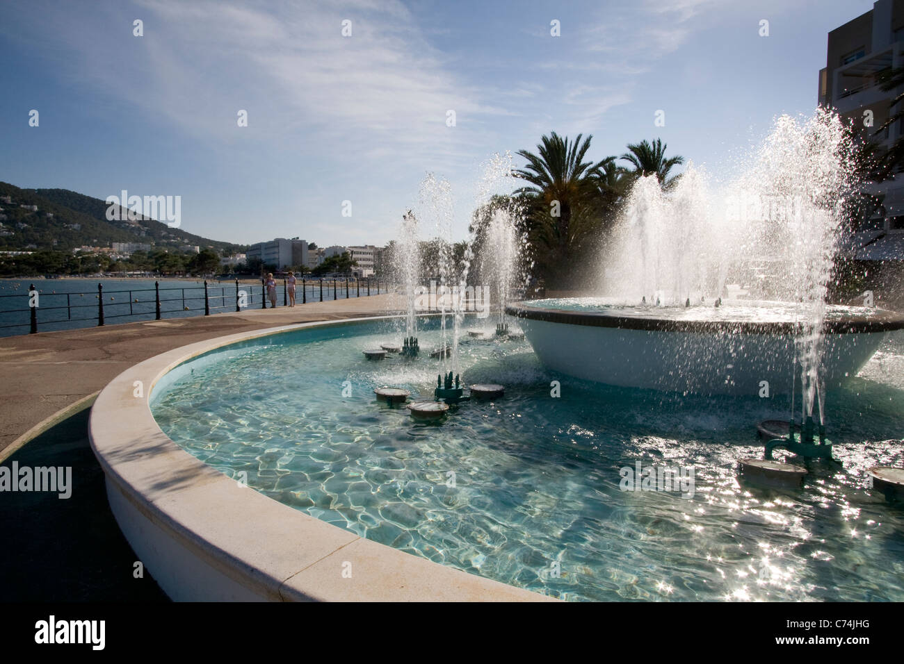 FOUNTAIN ON PROMENADE Stock Photo - Alamy