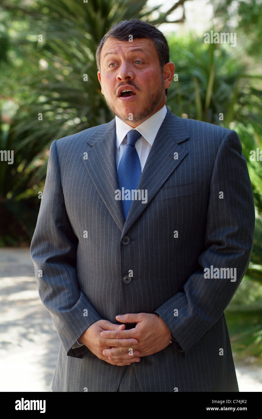 7 September 2006 -- Amman, Jordan -- King Abdullah II of Jordan at the ...