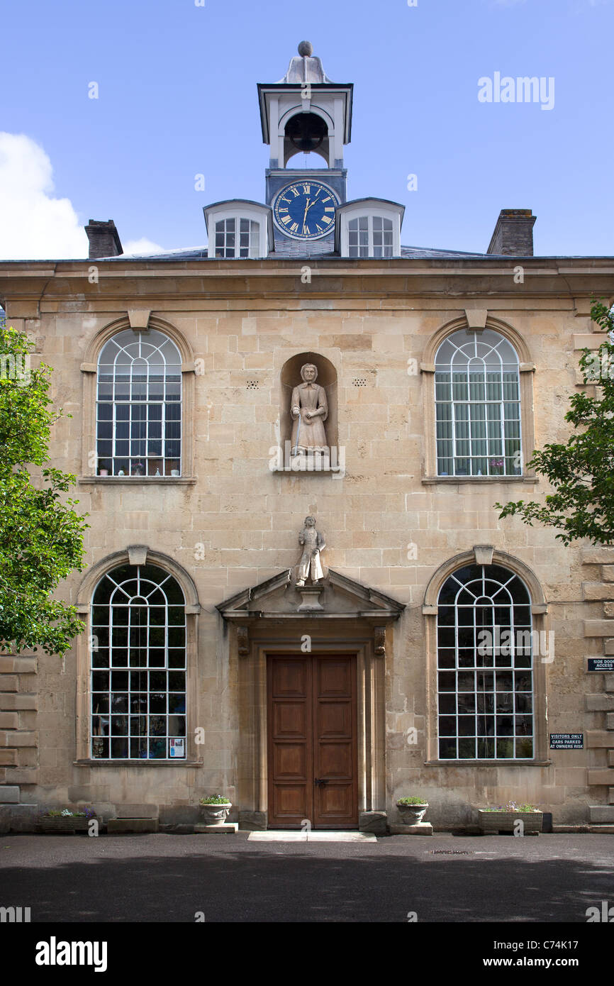 The Blue House Frome Stock Photo - Alamy