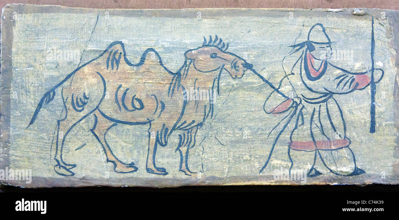 Chinese painting on stone tablet, Wuhou Ci, Chengdu, China Stock Photo ...