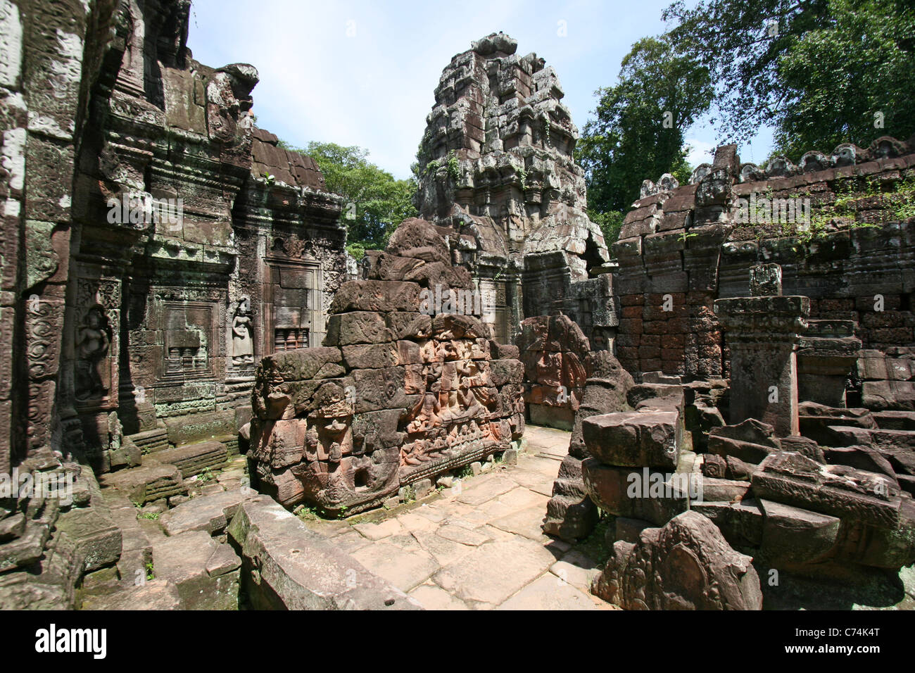 Banteay Prei temple near Angkor Wat, Cambodia Stock Photo - Alamy