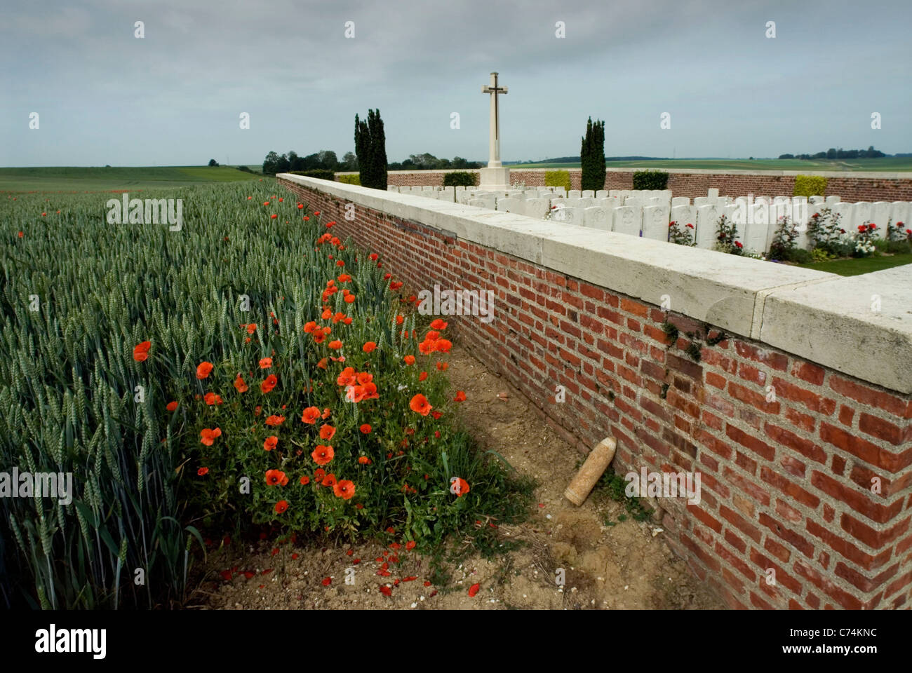 RANCOURT MILITARY CEMETERY WW1 Somme Battlefields of Northern France ...