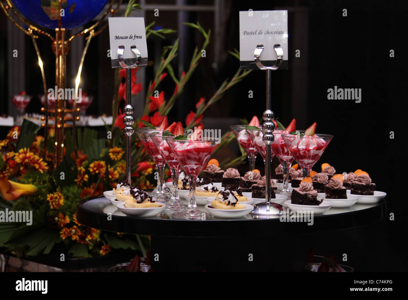 Views of food from a buffet in a five star hotel Stock Photo - Alamy