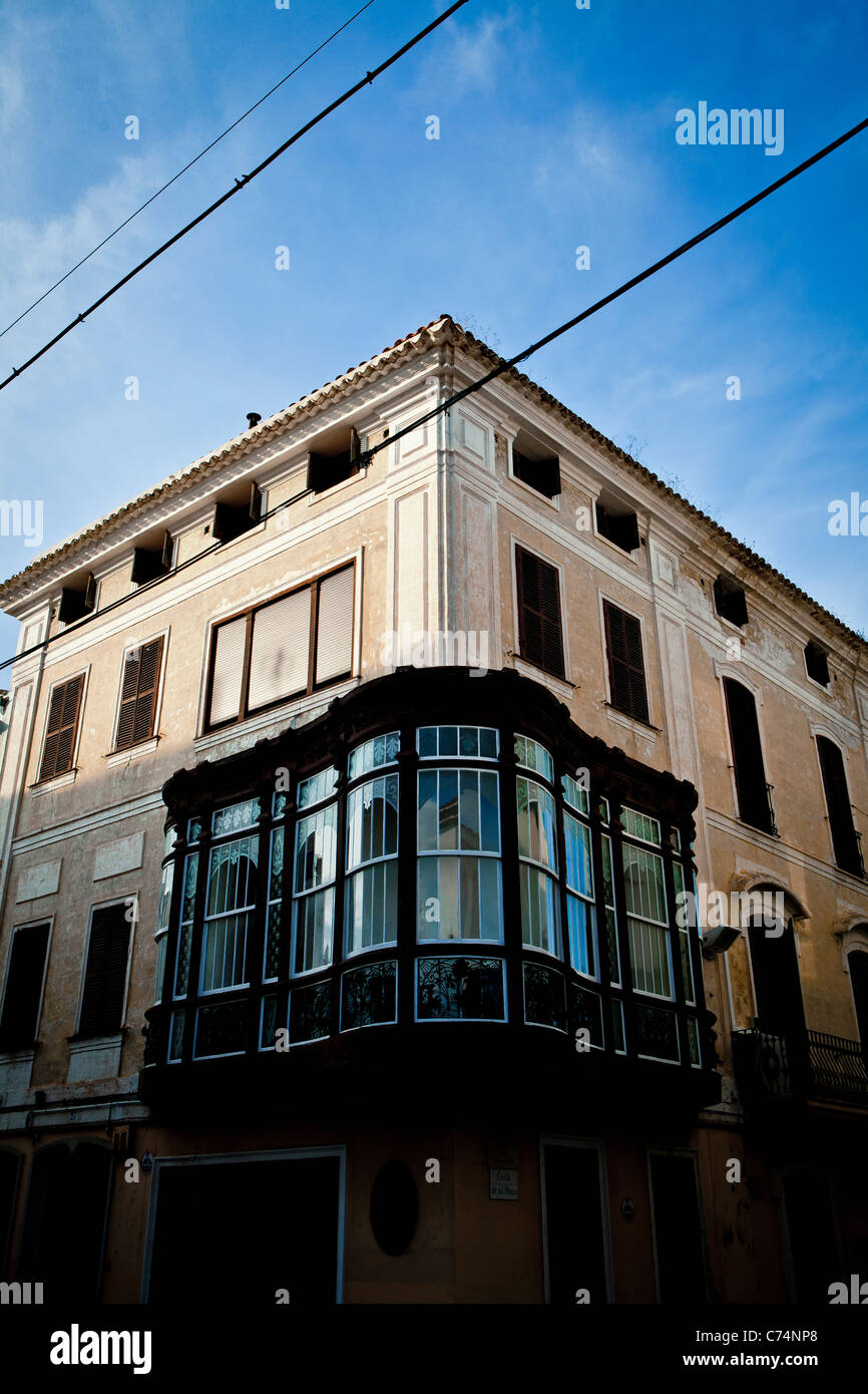 Mahon architecture, Menorca, Spain Stock Photo - Alamy
