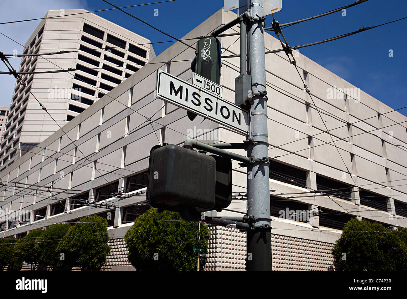 mission street intersection san francisco usa Stock Photo - Alamy