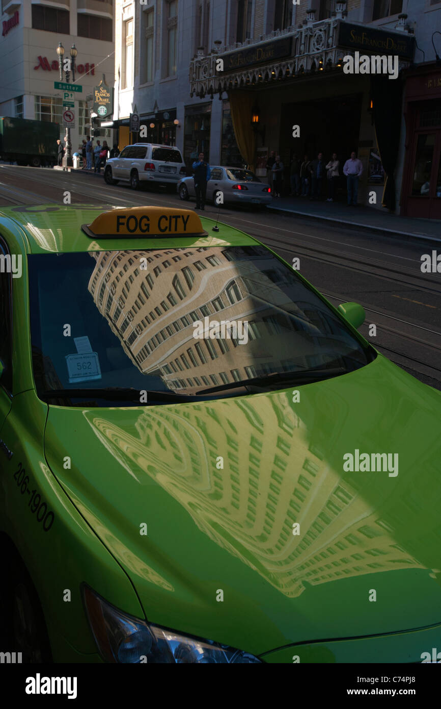 san francisco taxi cab Stock Photo - Alamy