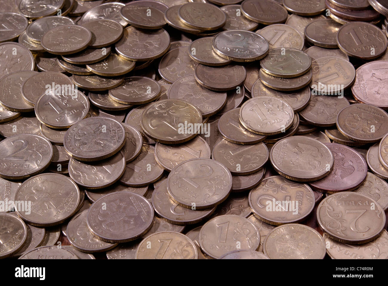 Russian coins hi-res stock photography and images - Alamy