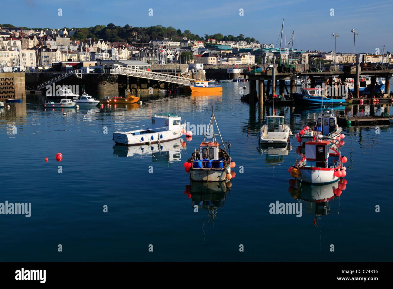 Guernsey fishing boats hi-res stock photography and images - Alamy