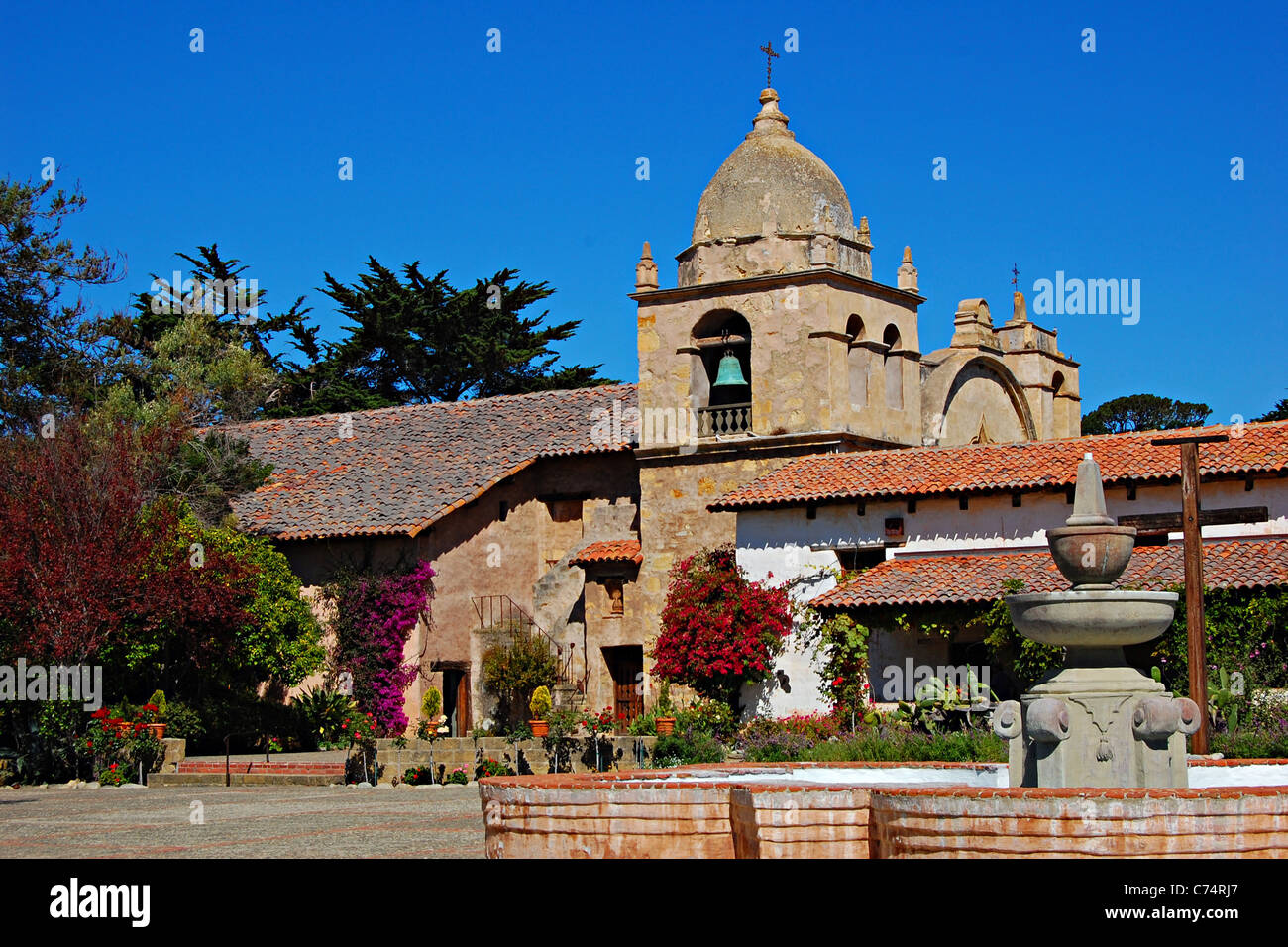Carmel mission california hi-res stock photography and images - Alamy