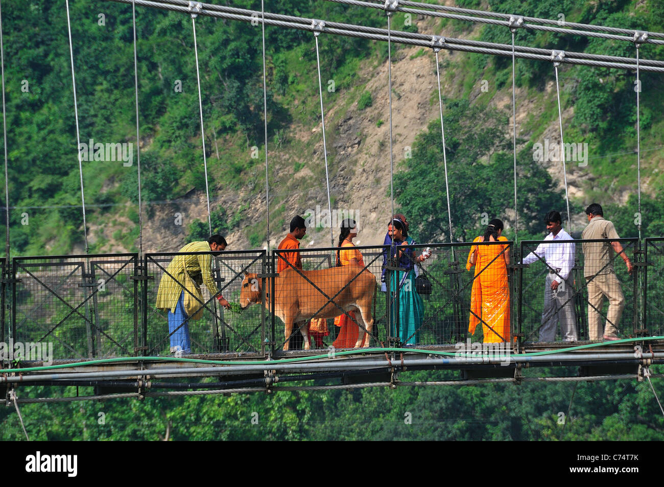 Lakshman Jhula People High Resolution Stock Photography and Images - Alamy