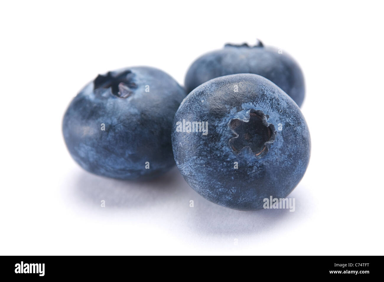 Sweet Blueberry berry closeup isolated on white background Stock Photo ...