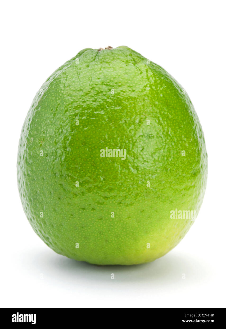 Lime citrus fruit closeup isolated on white Stock Photo - Alamy