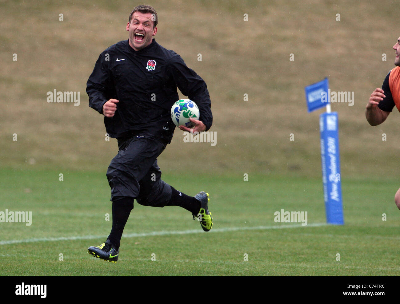 Rugby england in new zealand new zealand training hi-res stock ...