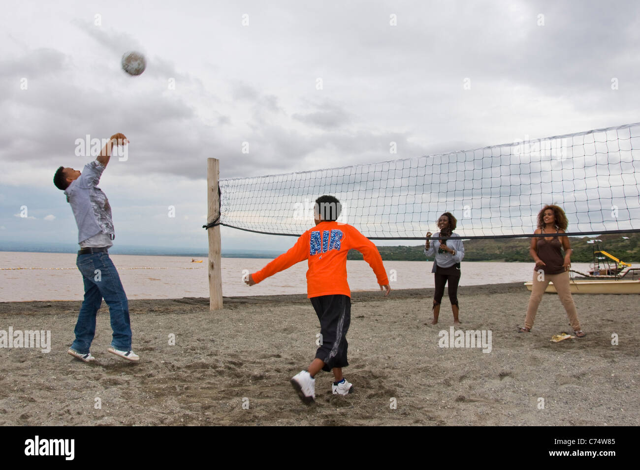 Volley, Langano lake, Ethiopia Stock Photo - Alamy