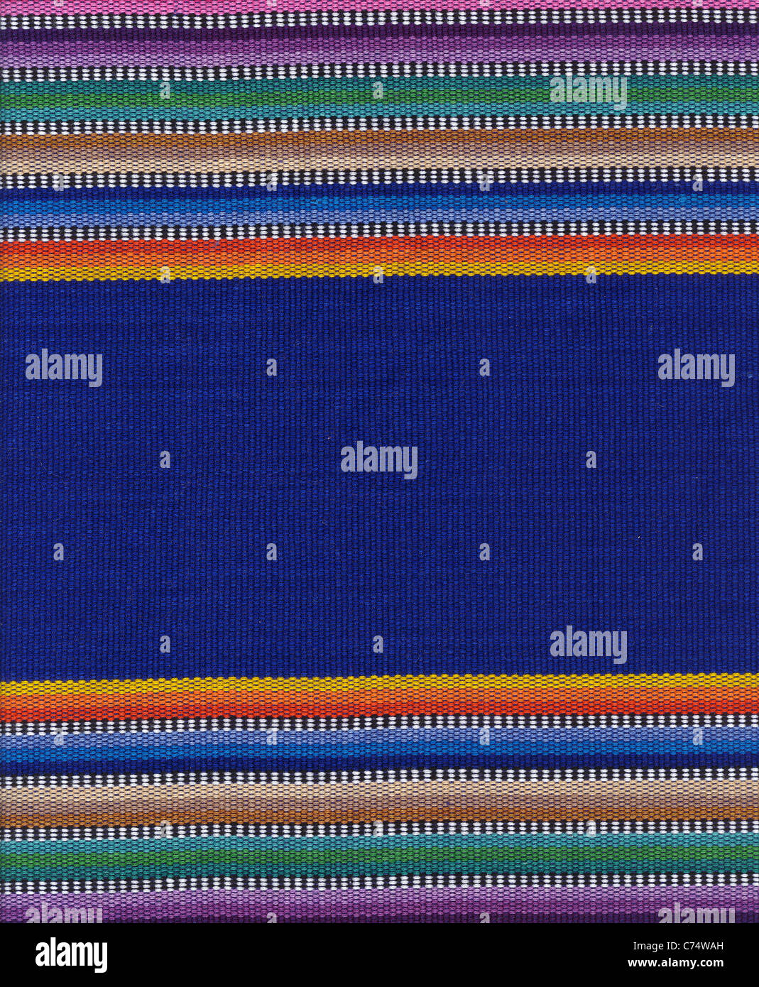 Guatemalan textile pattern with very bright colors shown in detail, to ...