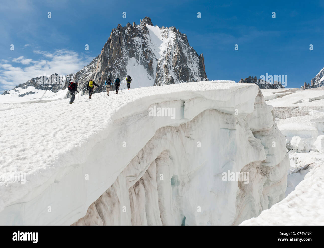 Vallee blanche chamonix hi-res stock photography and images - Alamy