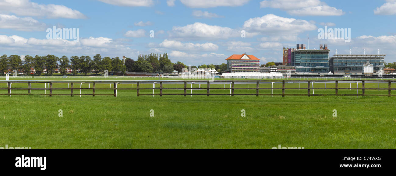 Panoramic view of York Racecourse in summer York North Yorkshire ...