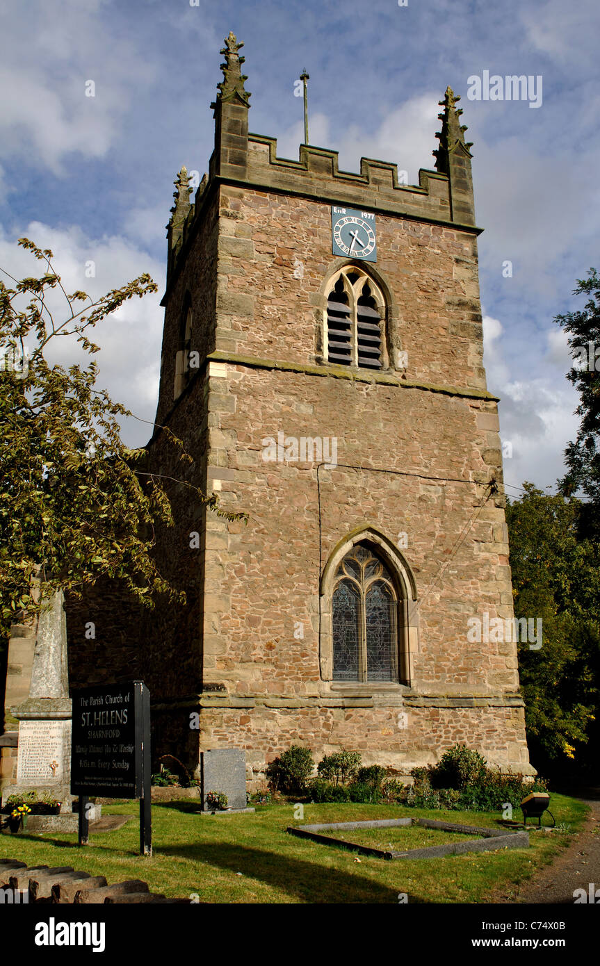 St. Helen`s Church, Sharnford, Leicestershire, England, UK Stock Photo ...