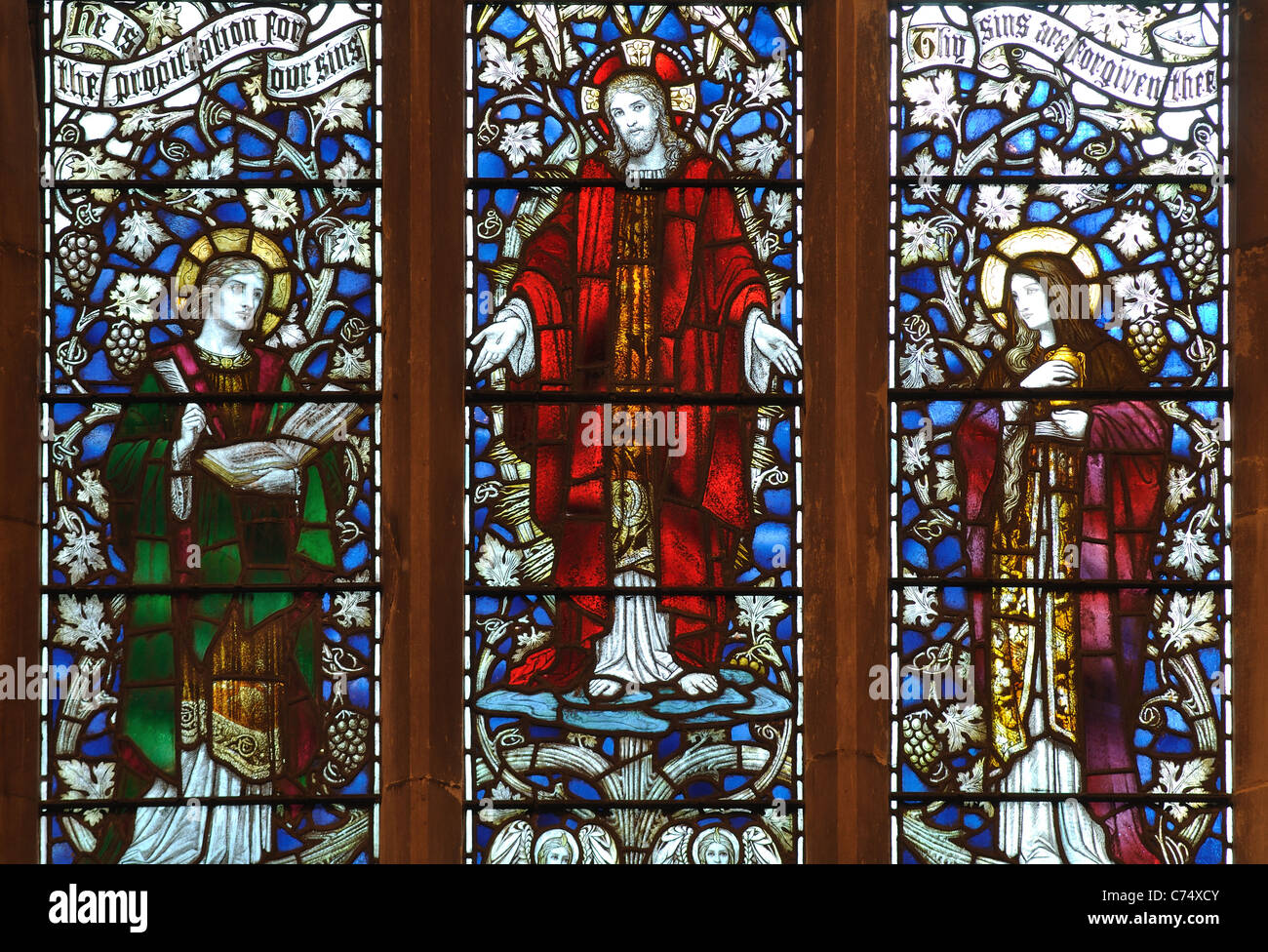 The East Window, All Saints Church, Sapcote, Leicestershire, England ...